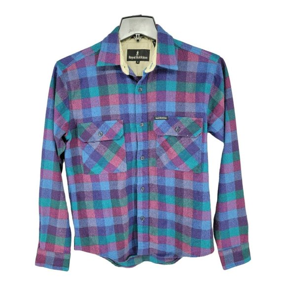 Royal Robbins | Tops | Royal Robbins Women S Wool Blend Plaid Flannel ...